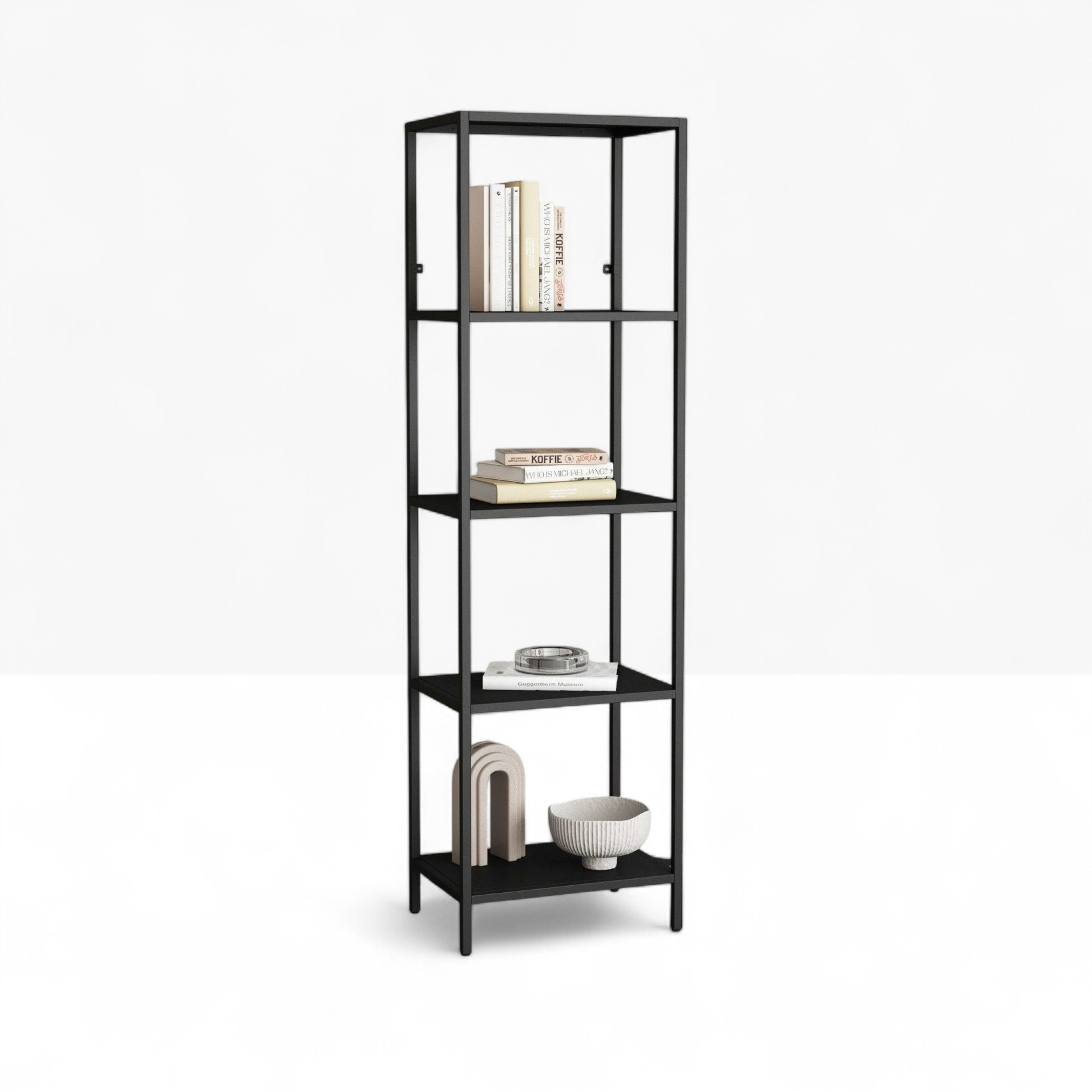 Karve Black Shelving Hire | Industrial Display & Divider | NYED | NYED