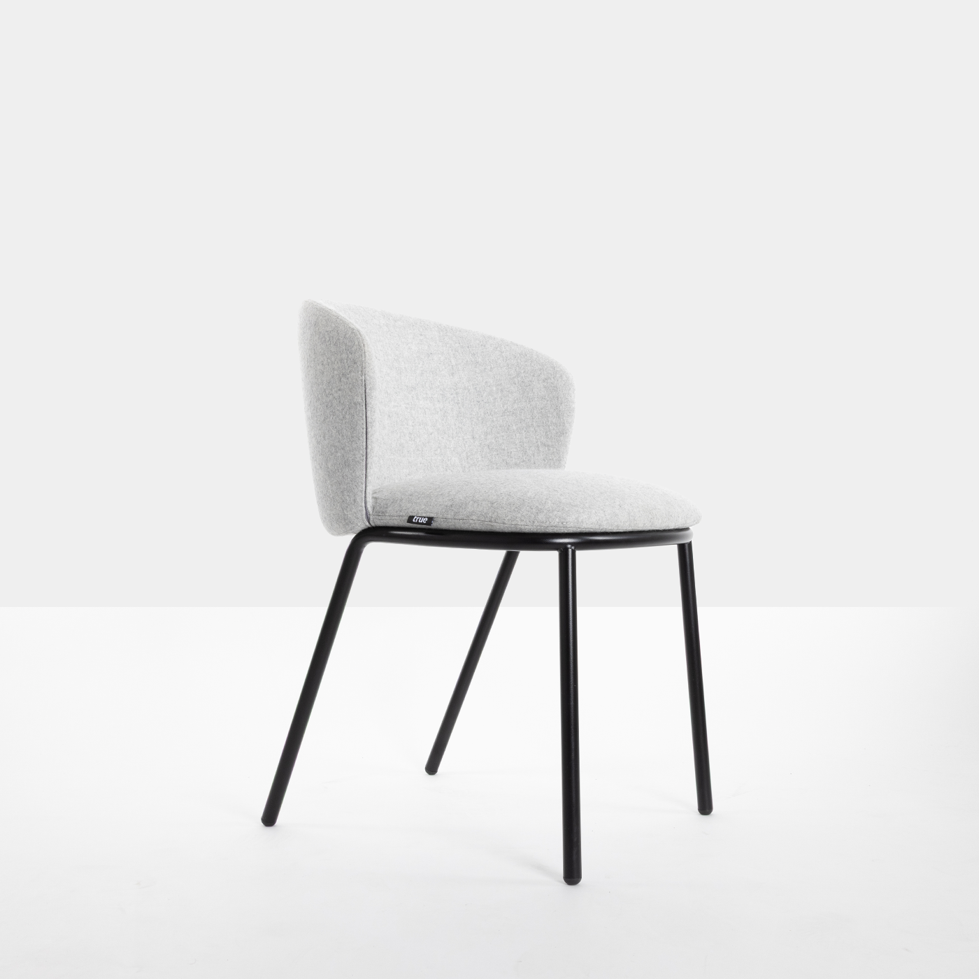 NOT Chair Upholstered Grey | Premium Furniture Hire | NYED