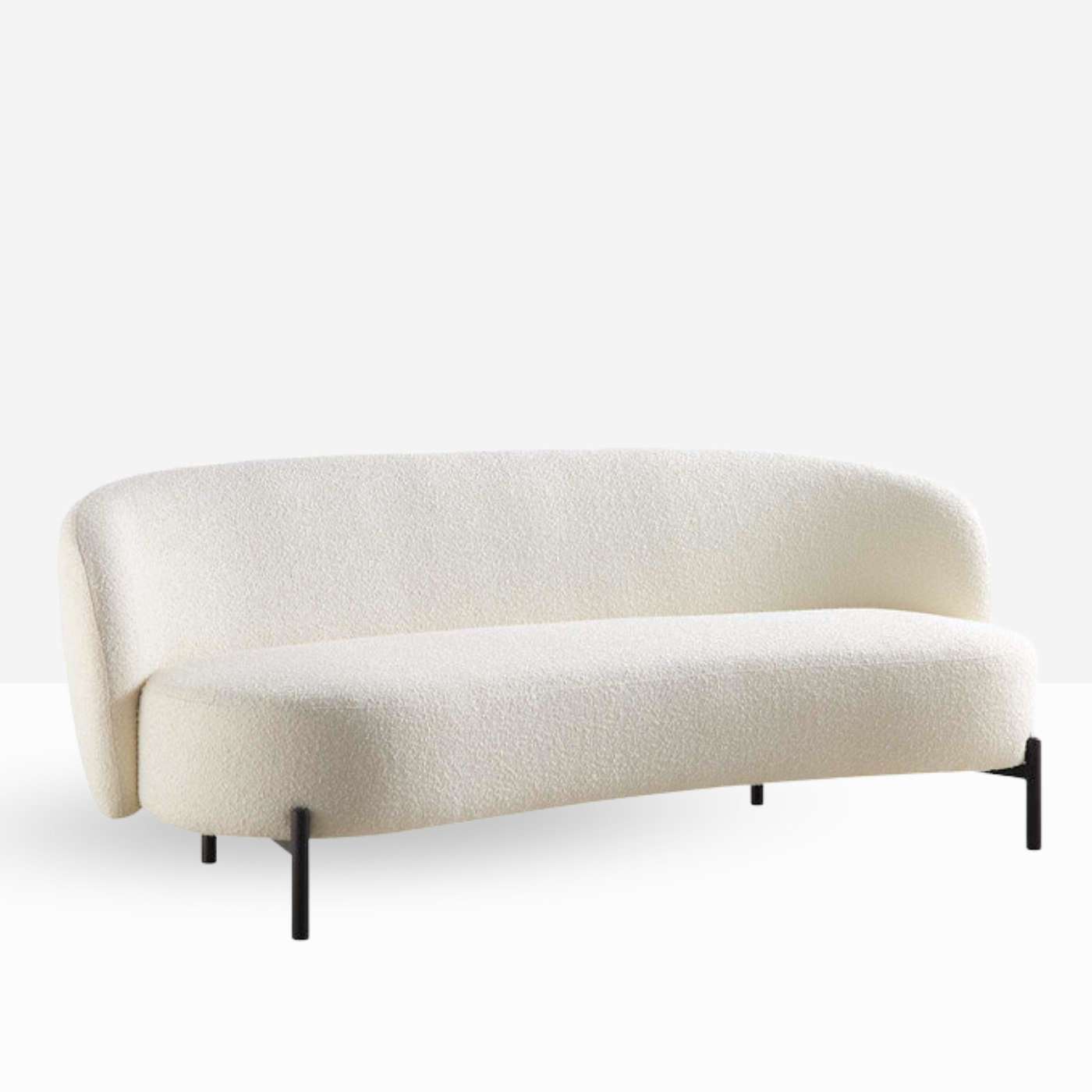 Alania Cream Boucle Sofa | Soft Seating Event Hire | NYED