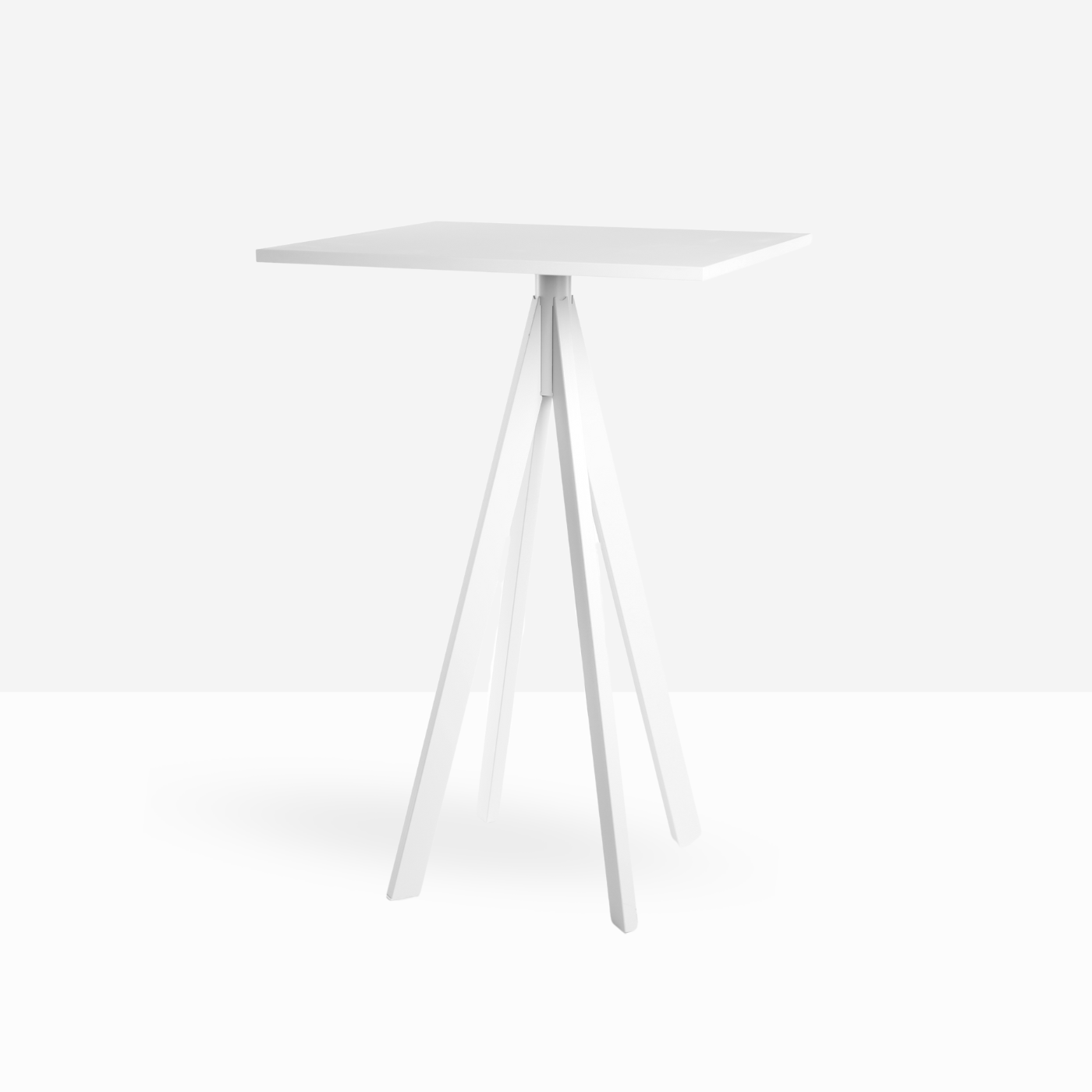 ARKI White Poseur Table to Hire | Modern Event Furniture | NYED